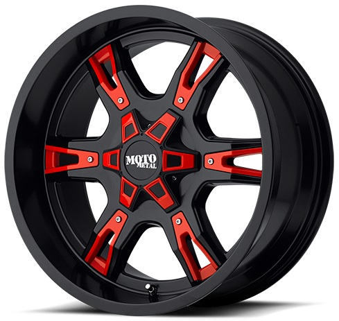 Red Truck Wheels | Red Truck Rims | Red & Black Truck Wheels & Rims