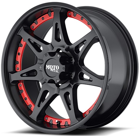 Red Truck Wheels | Red Truck Rims | Red & Black Truck Wheels & Rims