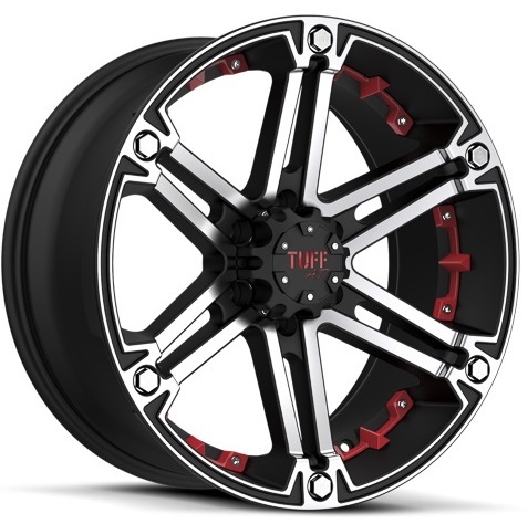 Red Truck Wheels | Red Truck Rims | Red & Black Truck Wheels & Rims