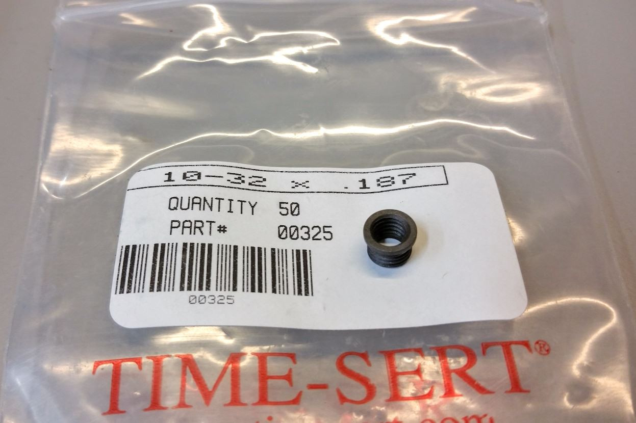 TIME-SERT 00325 Carbon Steel Thread Insert 10-32 Length .187" - Wise ...