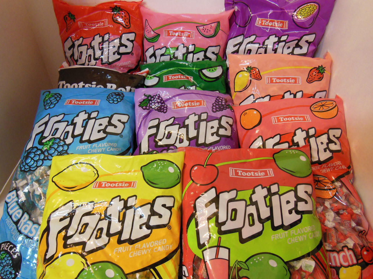 Frooties Flavored Tootsie Rolls 3 Bags 1080ct. - Boyd's Retro Candy ...
