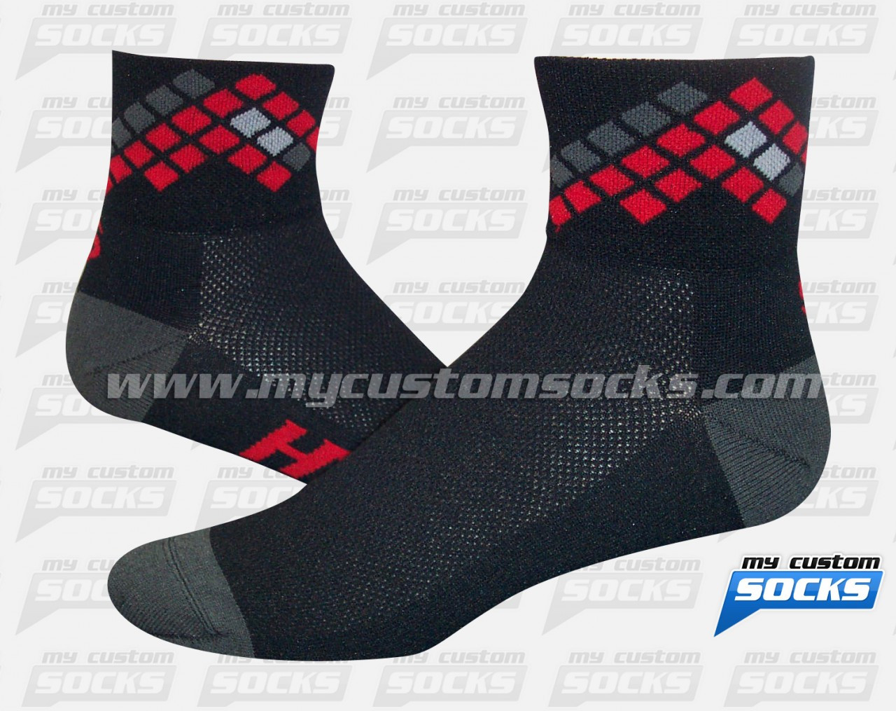 Custom Hype Ski Vélo Socks - MyCustomSocks