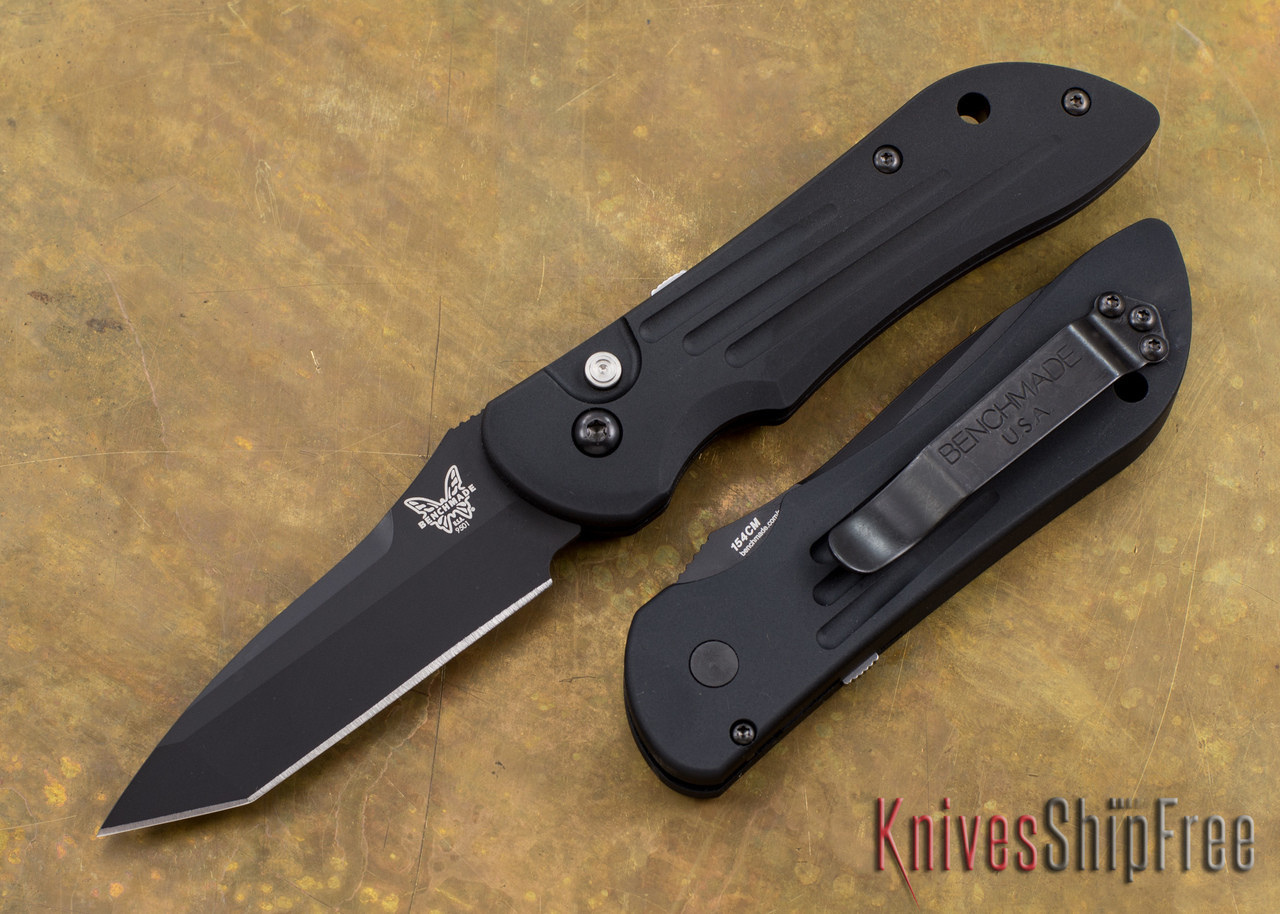 Buy Benchmade Knives: 9501BK Mini Stryker - Auto - Black Blade - Ships Free