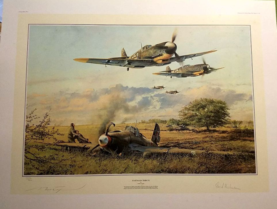"Hartmann Tribute" by Robert Taylor (Secondary Market L/E Print) ~ 50% ...