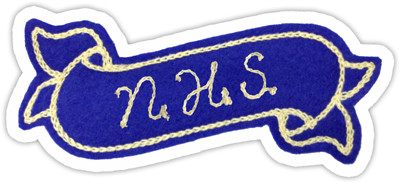 National Honor Society Shield or Ribbon - Phoenix Lettering