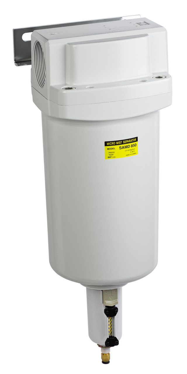 Air Filter, SAMD850 Series Micro Mist Separator, 0.01 Micron 2" NPT ...