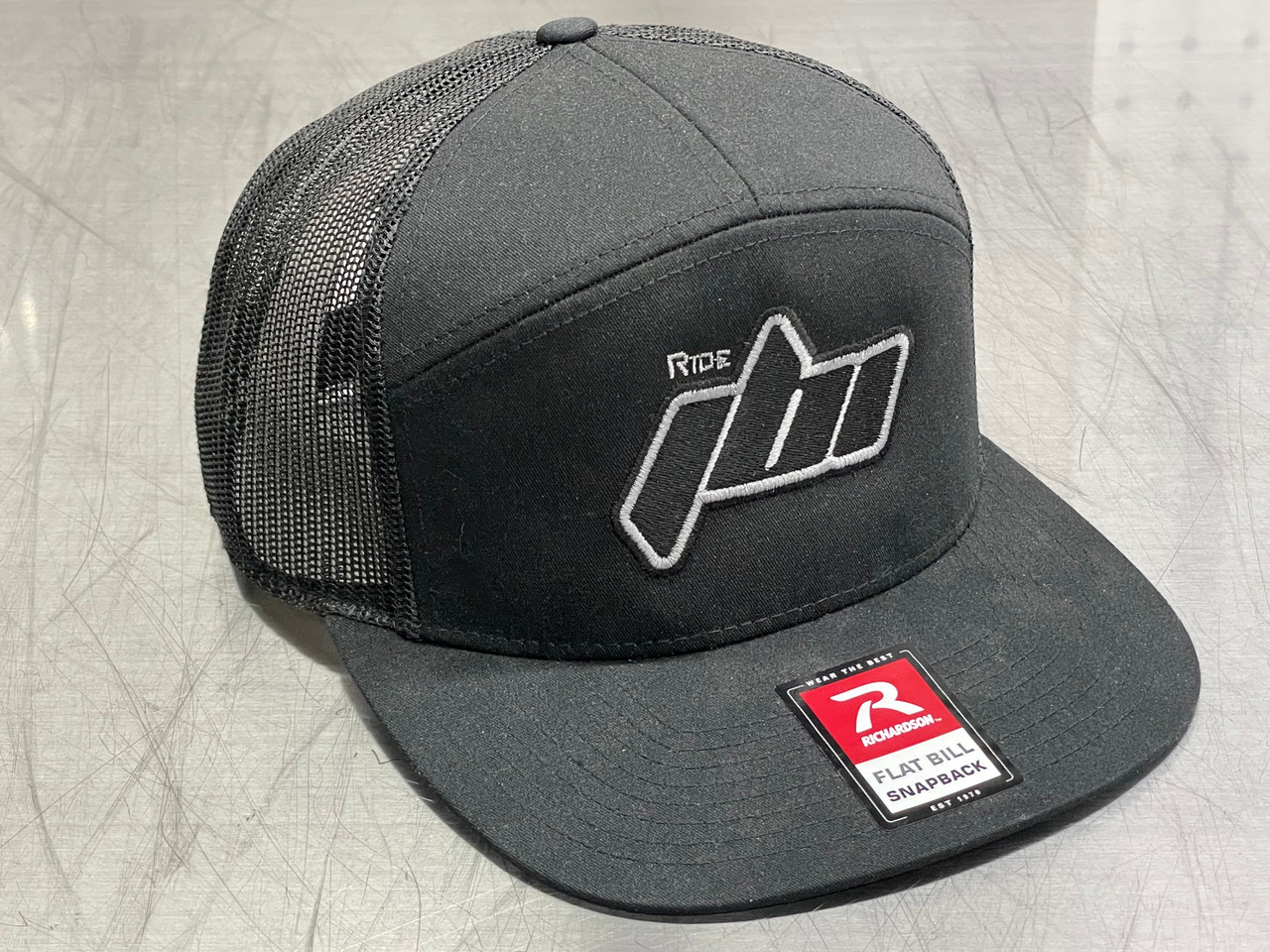 Ride JBI Black snap back hat