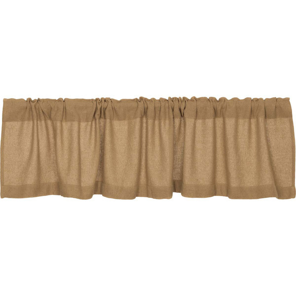 Burlap Natural Valance by VHC Brands
