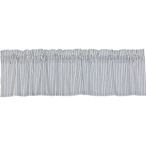 Sawyer Mill Blue Ticking Stripe Valance By Vhc Brands