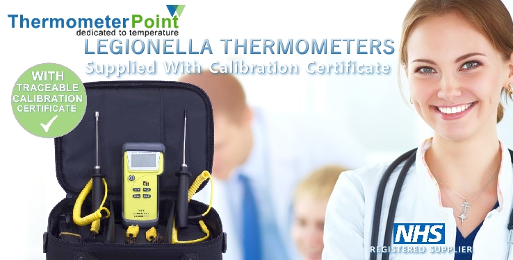 Legionella Thermometer Kits | Calibrated With Certificates ...