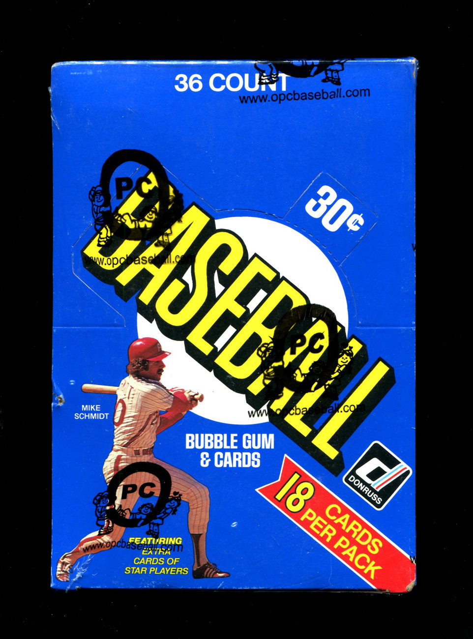1981 Donruss Baseball Wax Box From A Sealed Case - Opcb Authenticated