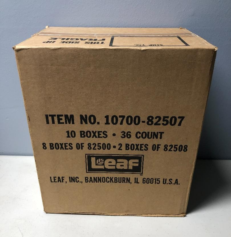 1988 Donruss Leaf Baseball 10 Box Factory Sealed Wax Case - Opc