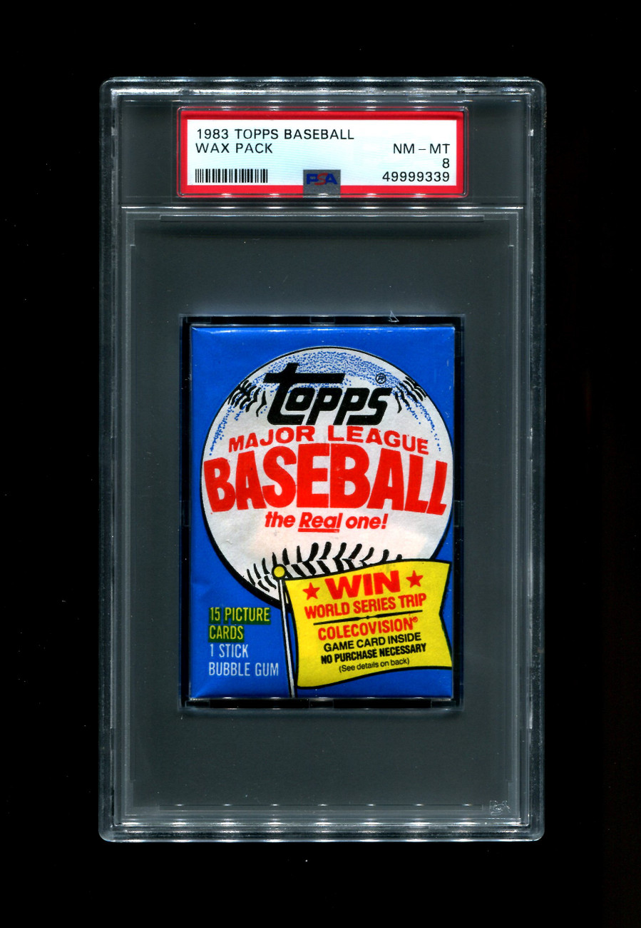 1983 Topps Baseball Wax Pack Psa 8 - Opc Baseball.com