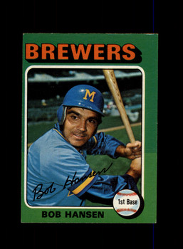 1975 BOB HANSEN O-PEE-CHEE #508 BREWERS *R6272 - OPC Baseball.com