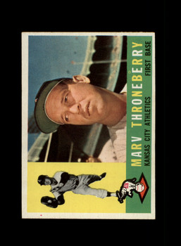 1960 MARV THRONEBERRY TOPPS #436 ATHLETICS *R8399 - OPC Baseball.com