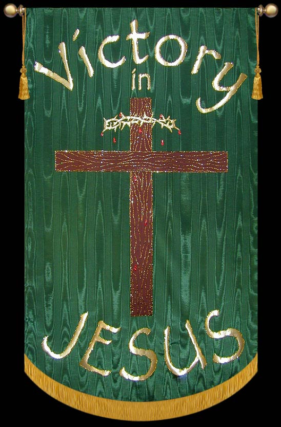 Victory in Jesus - Christian Banners for Praise and Worship