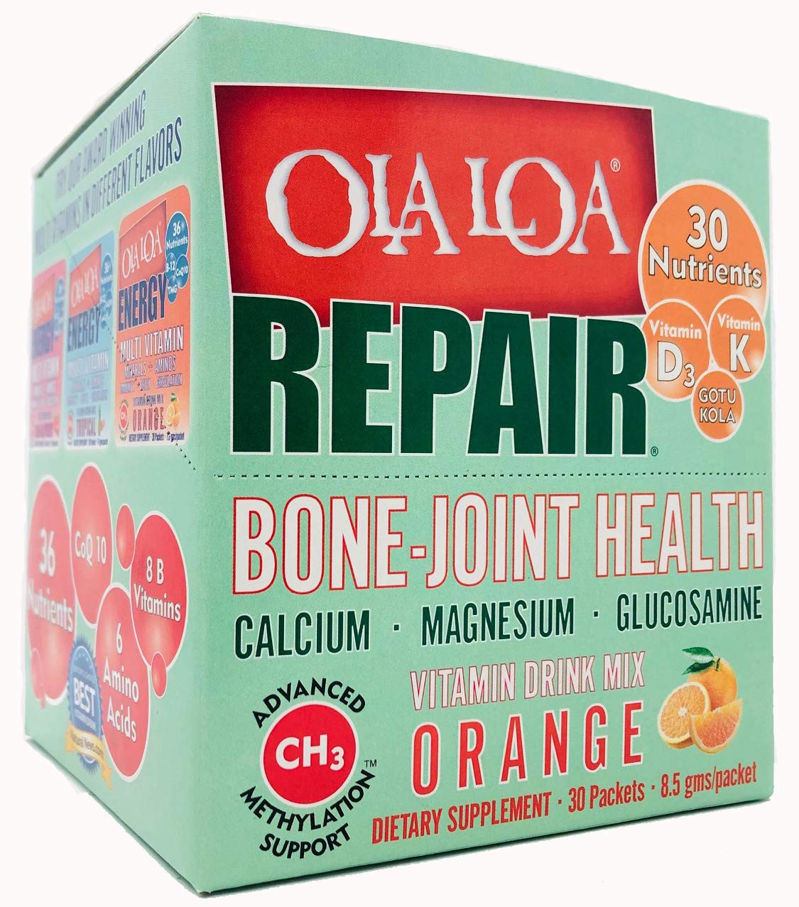 Ola Loa Products Repair, Bone-Joint Health - Orange - 30 Packet