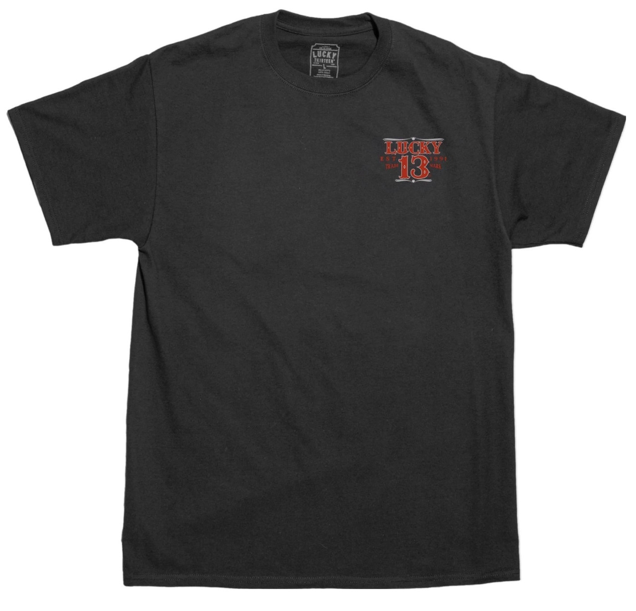 Lucky 13 T-Shirt - Adrian - Merch2rock Alternative Clothing
