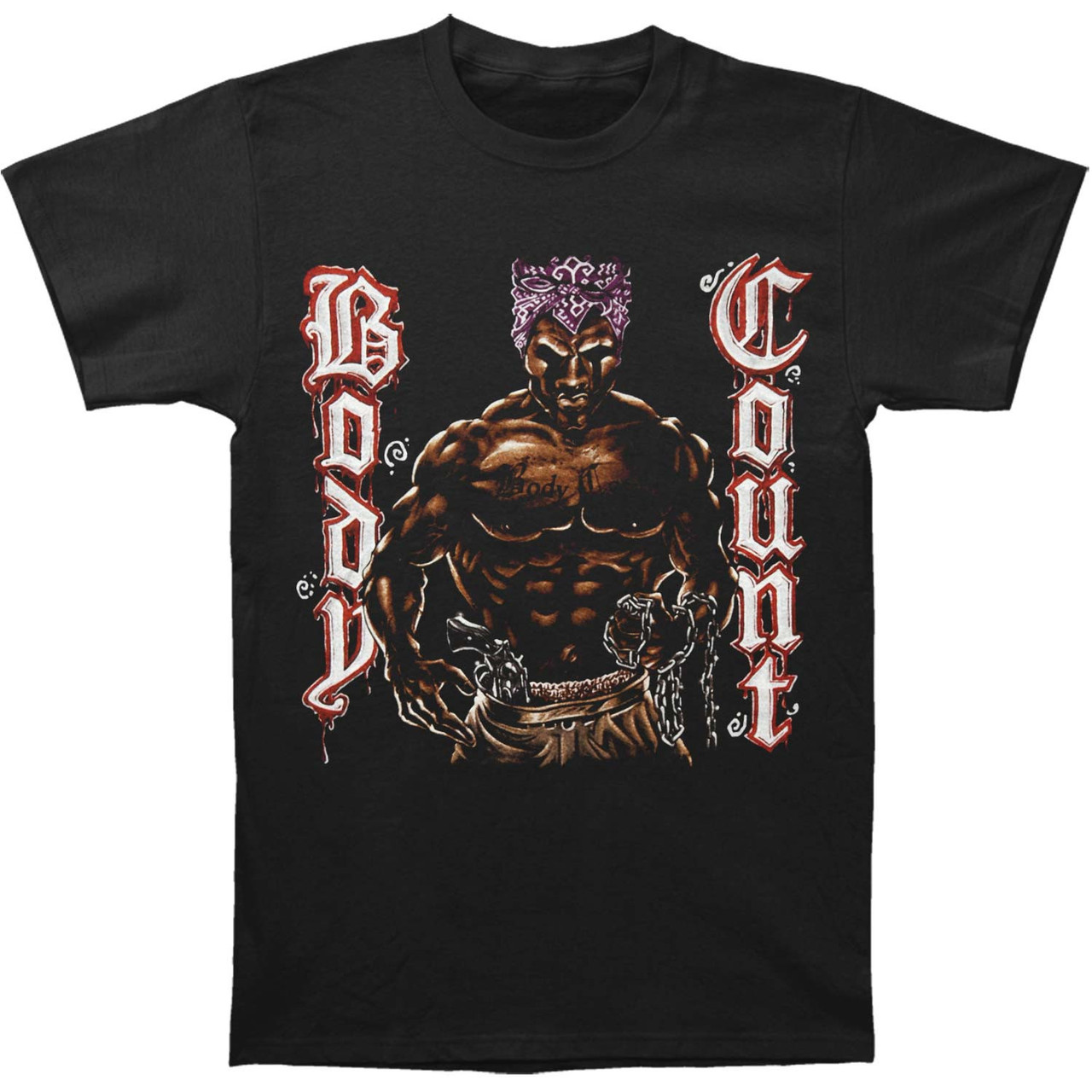 Body Count Slaughter Slim-Fit T-Shirt - Merch2rock Alternative Clothing