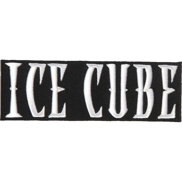 Ice Cube Name Logo Iron On Embroidered Patch - Merch2rock Alternative ...