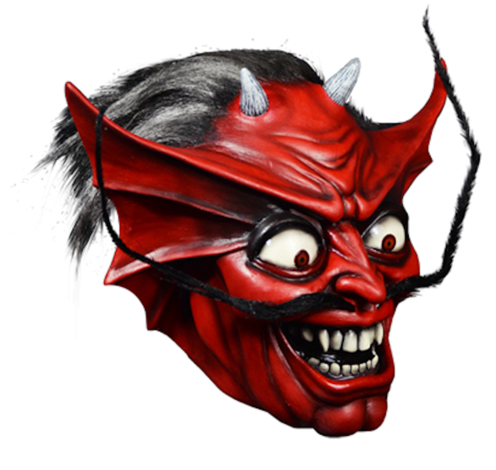 Trick or Treat Studios Iron Maiden Number of The Beast Devil Mask ...
