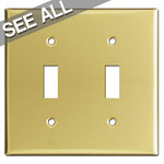 Polished Brass Light Switch Plates, Outlet Covers, Rocker Switch Plate