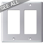 Polished Chrome Light Switch Plates, Outlet Covers, Rocker Wall Plates