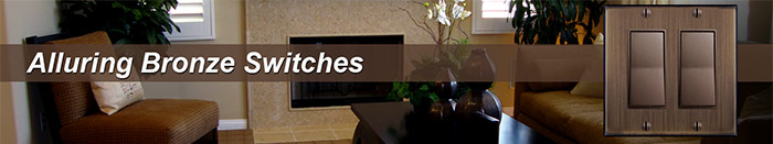 Bronze Electrical Outlets & Light Switches | Kyle Switch Plates