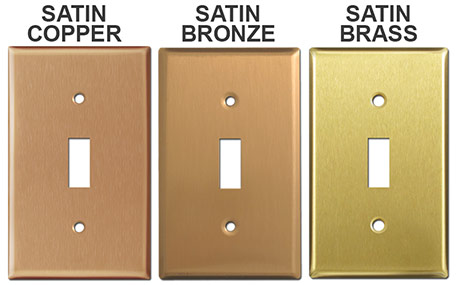 Copper Light Switch Covers