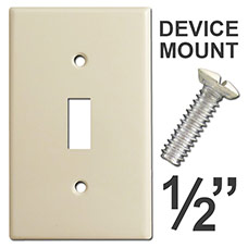 Switch Plate Screws for Outlet Covers & Electrical Wall Plates