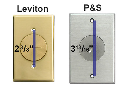 Floor Outlet Cover & Cap Size Comparison by Brand | Kyle Switch Plates