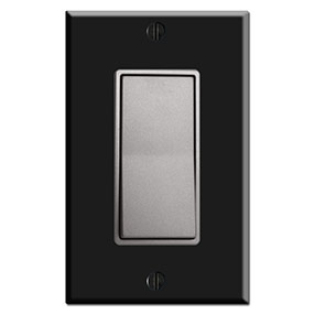 Black Switch Plate, Black Outlet Covers, Rocker Light Switch Plates