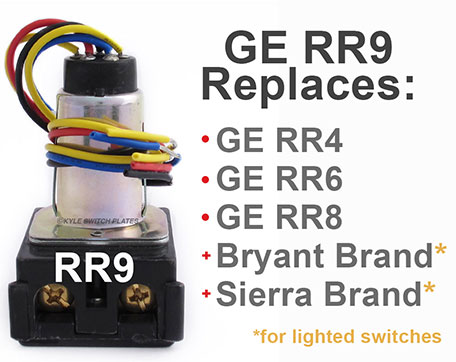 Is there a GE RR8 relay replacement? RR6? RR4? Ask Kyle Switch Plates