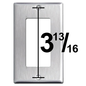 Switch Plate Screw Size & Spacing - Find Wall Plate Screws by Length