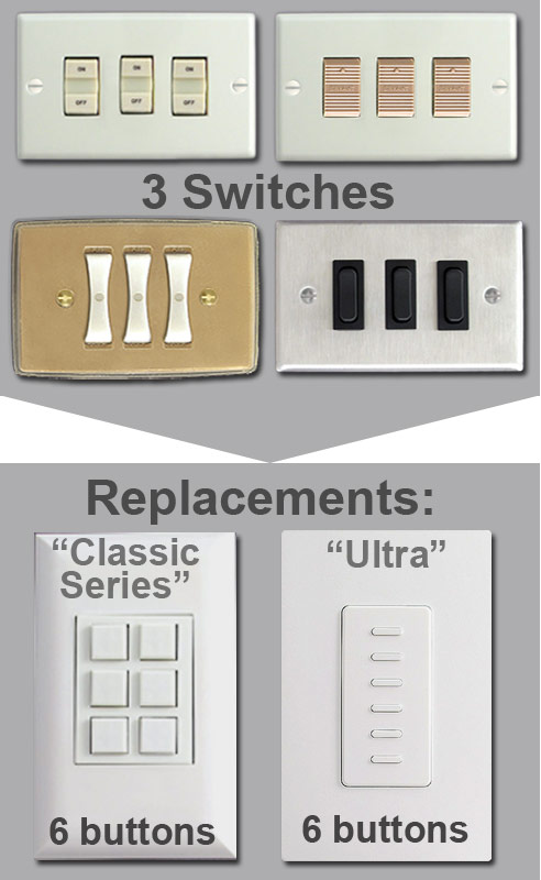 Touch Plate Switches, Low Voltage Light Switch Plates, Lighting Parts