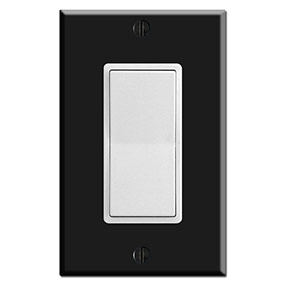 Black Switch Plate, Black Outlet Covers, Rocker Light Switch Plates