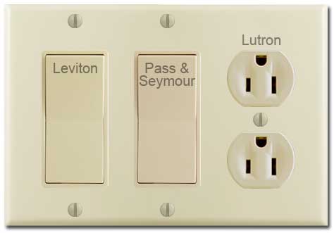 Ivory Vs Almond Switch Plates