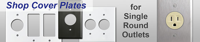 Round Outlets & Single Receptacles - 15A & 20A Sockets