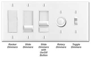 Dimmer Switches & Light Dimmer Knobs for Switch Plates