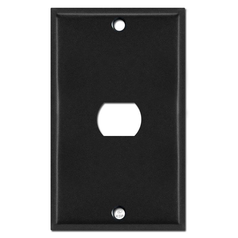 One Despard Wall Switch Plate Cover Black Kyle Switch Plates