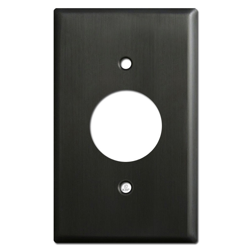 Single Plug Wallplate Dark Bronze Kyle Switch Plates