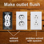 Quick Fix Spacers - Adjust Switches & Outlets in Electrical Boxes