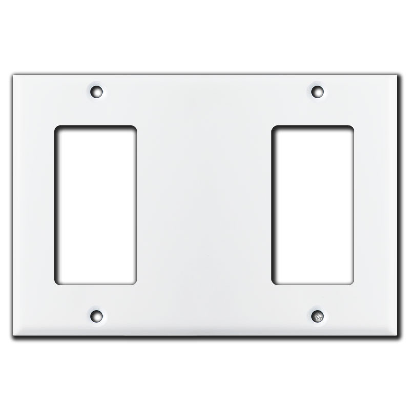 Rocker Blank Rocker Light Switch Cover - White
