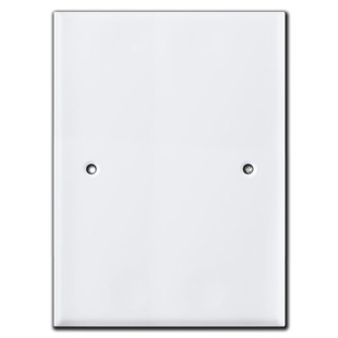 Jumbo 7.5'' x 5.5'' Blank Wall Plate Cover - 3.75'' Screw Hole Set