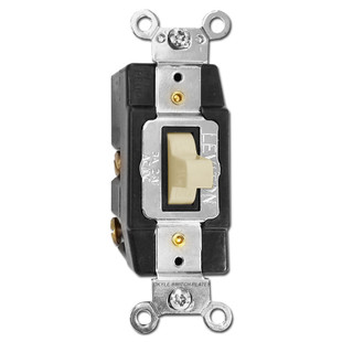 Momentary Low Voltage Toggle Switch 24V 3A - Ivory