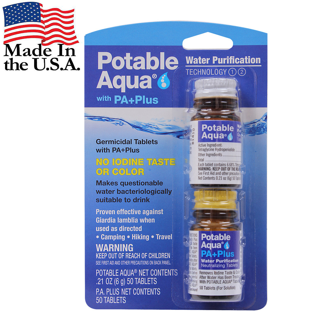 Shop Potable Aqua PA Plus 2 Water Treatment - Fatigues Army Navy Gear