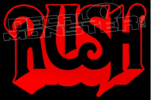Rush Band Silhouette 1 Decal Sticker - DecalMonster.com