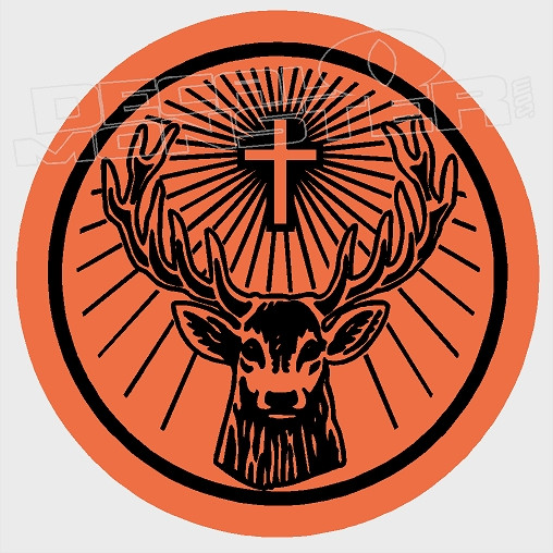 Jagermeister Deer Drink Decal Sticker - DecalMonster.com