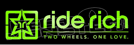 Ride Rich Logo Automotive Decal Sticker DM - DecalMonster.com