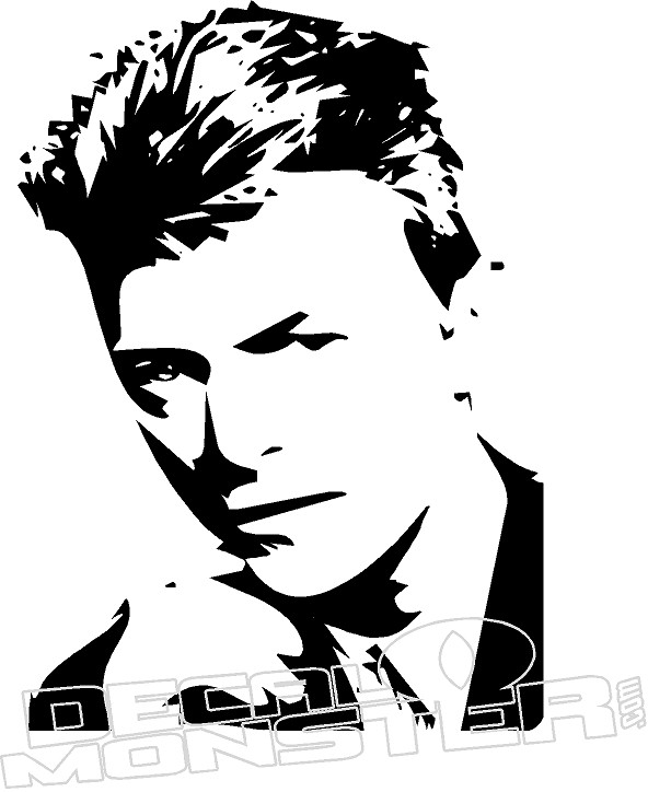 David Bowie Music Decal Sticker - DecalMonster.com